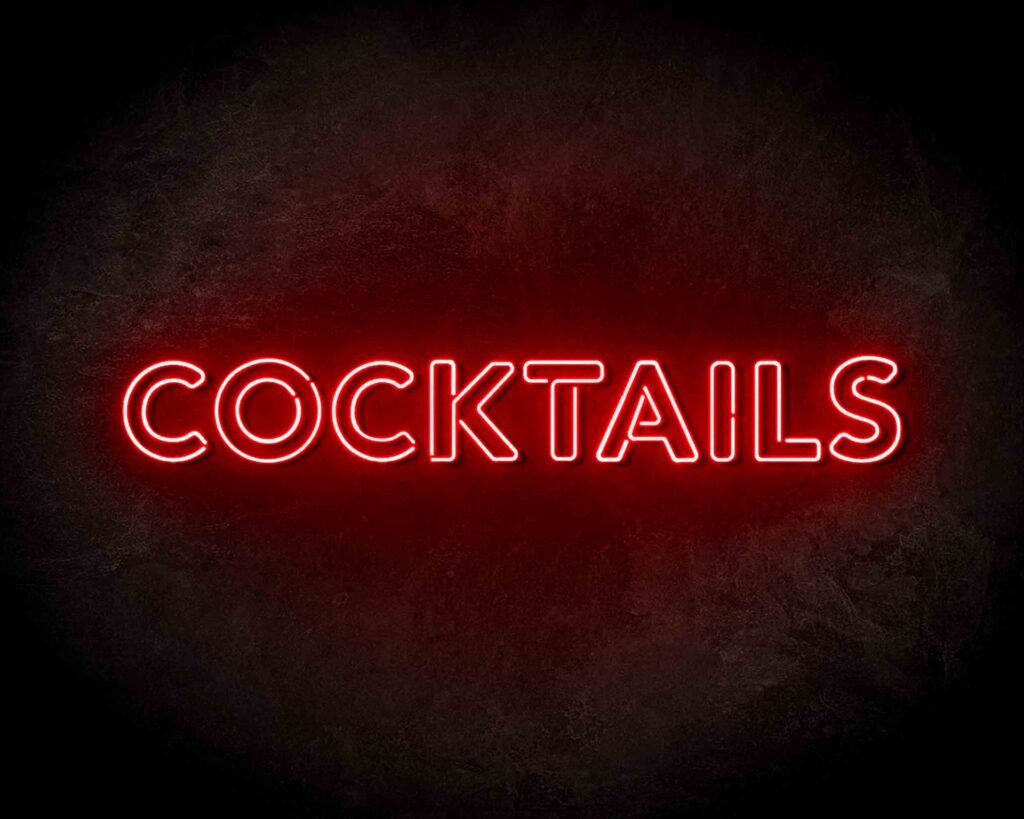 LED Neon Sign Cocktails - The Neon Company