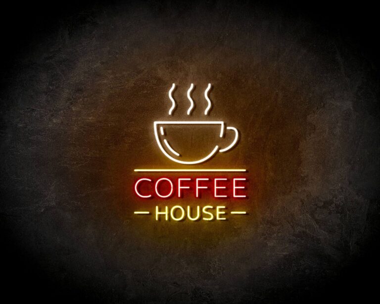 LED Neon Sign Coffee House - The Neon Company