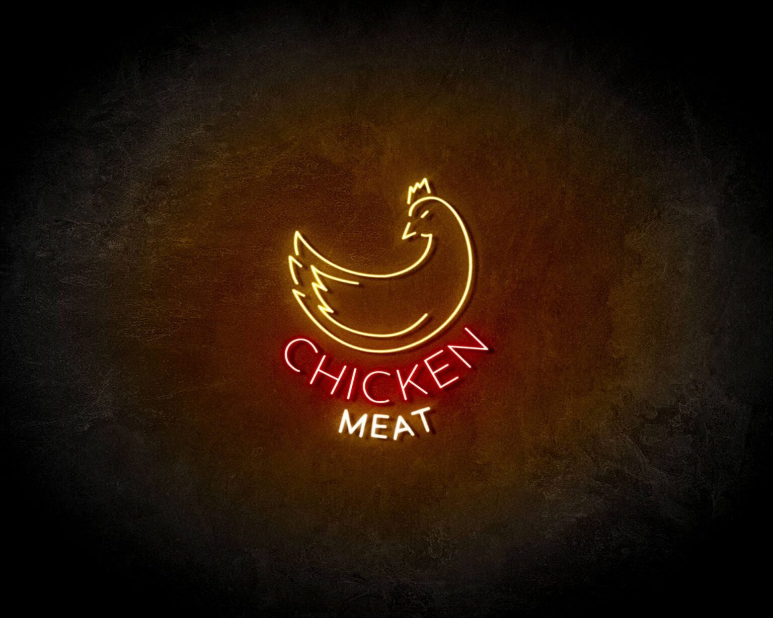 LED Neon Sign Chicken - The Neon Company