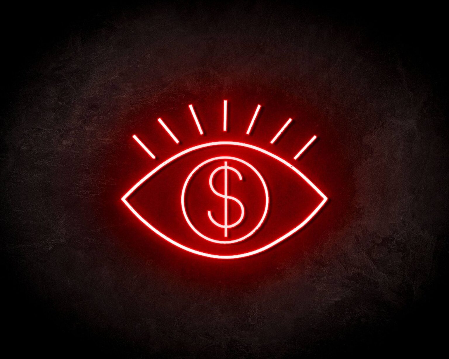 LED Neon Sign Money Eyes - The Neon Company