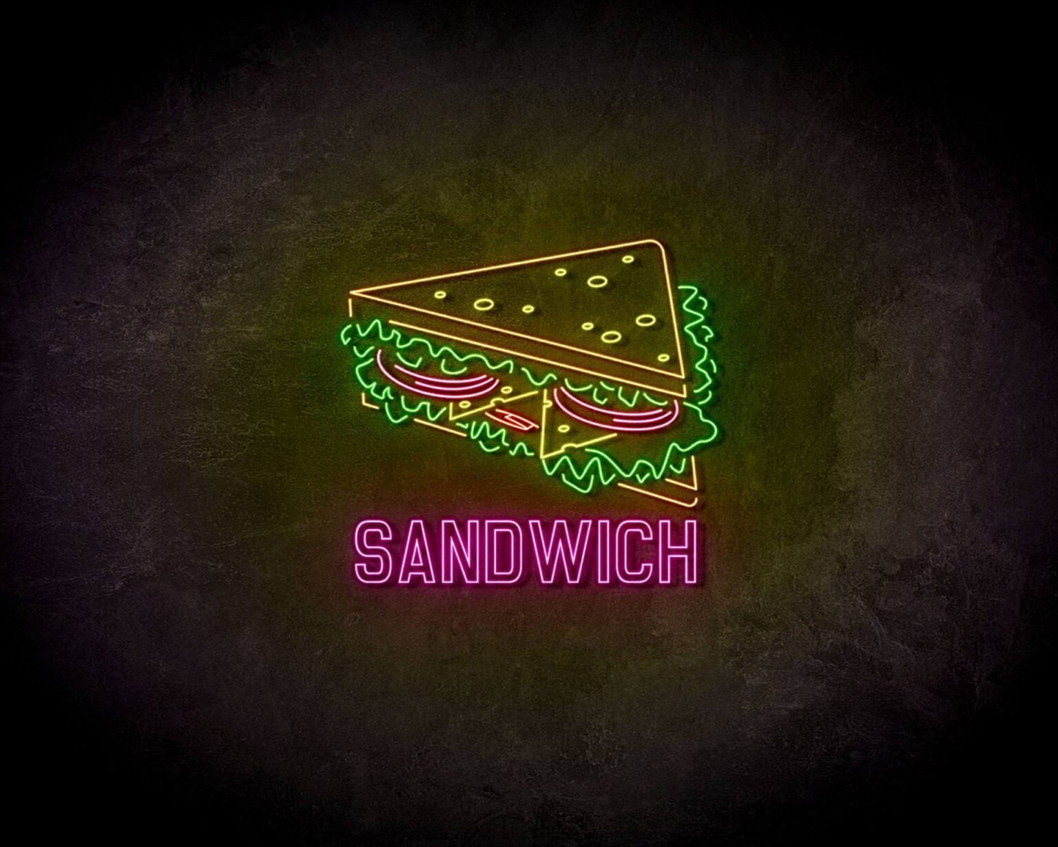 LED Neon Sign Sandwich - The Neon Company