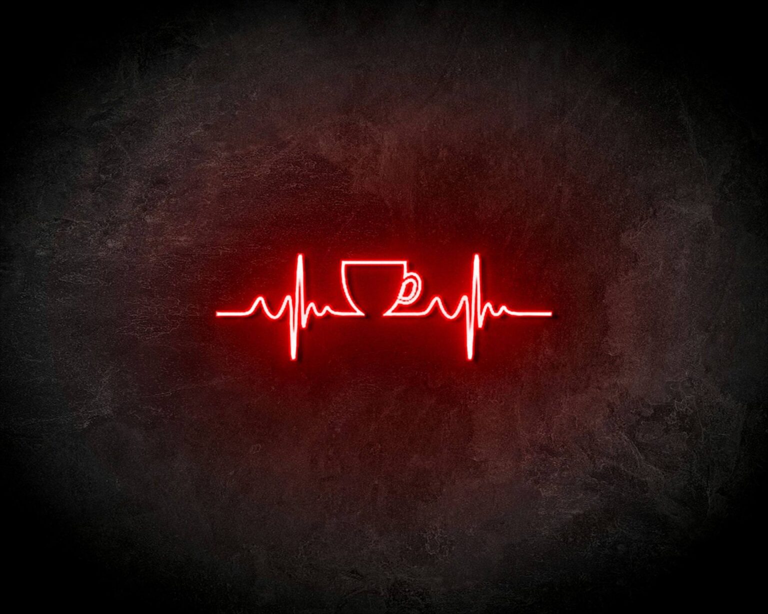 LED Neon Sign Coffee pulse - The Neon Company