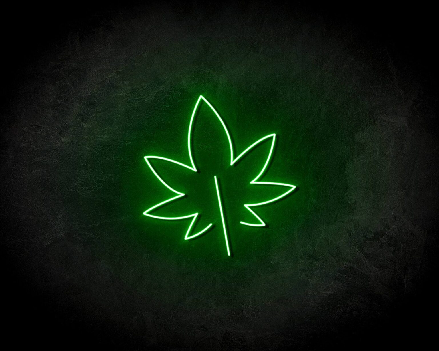 LED Neon Sign Weed Leaf - The Neon Company