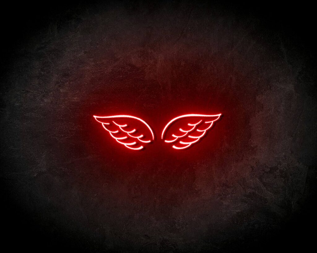 LED Neon Sign Wings - The Neon Company